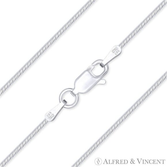 Alfred & Vincent | Jewelry | Mm Classic Snake Link Chain Necklace In ...
